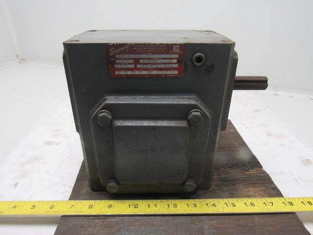 Browning 262UR1C Worm Gear Right Angle Speed Reducer 10.1:1 Ratio ...