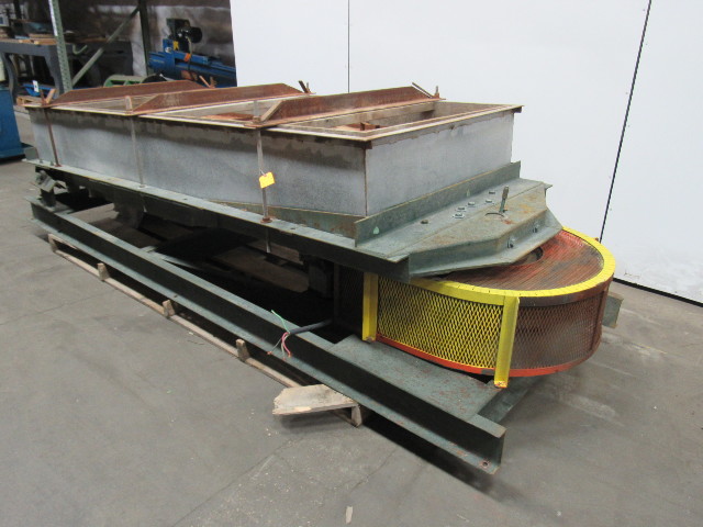 4 Chamber Vibrating Screen Aggregate Conveyor Separator 104" x 38 ...