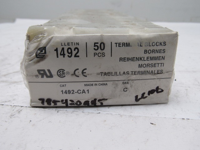 Allen Bradley 1492-CA1 Electrical Terminal Blocks New Lot Of 50 ...