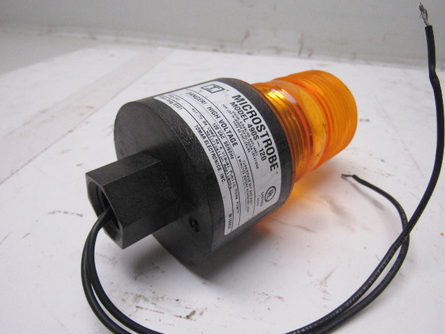 Tomar 490S-120 120V Amber Flashing Warning Signal Beacon Strobe Light ...