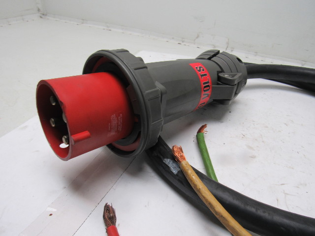 Pass & Seymour PS4100 P7-W Pin & Sleeve Welder Plug 100A 480V 3P 4W W ...