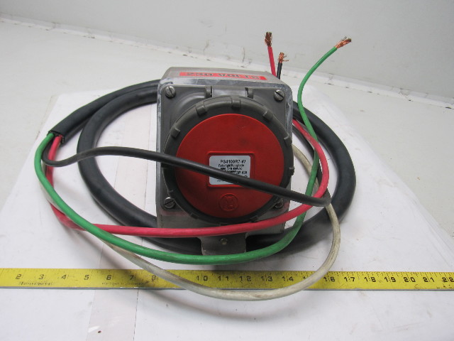 Pass & Seymour PS4100 R7-W Pin & Sleeve Welder Plug 100A 480V 3P 4W W ...