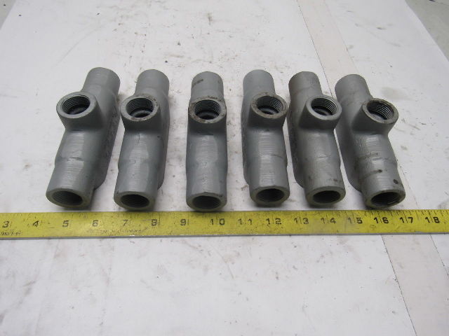 Appleton Form 35 3/4" TB Iron Unilet Conduit Body Type: TB Lot of 6 ...