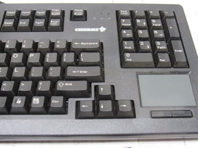 Cherry G80-11900LUMEU-2 Full QWERTY Keyboard Touch Pad Mouse Gaming ...