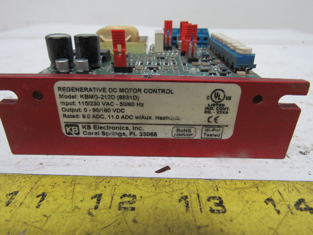 KB Electronics KBMG-212D(8831D) Regenerative DC Motor Control 115 ...