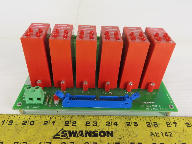 Crouzet 57-464 ODC5Q 6 Channel Output Rack With 60VDC Output Modules ...