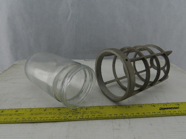 Standard Glass Light Bulb Guard Cage Clear | Bullseye Industrial Sales