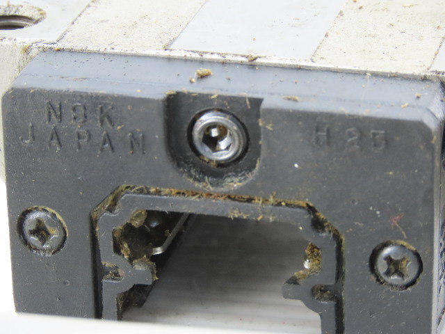 NSK LS25 25mm Tall Linear Bearing Guide Rail 300mm W/ 2 Bearings ...