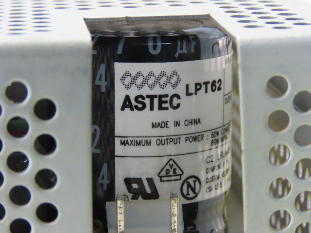 Astec LPT62 100-250V 50/60/440Hz Input DC Power Supply 5/12 VDC Output ...