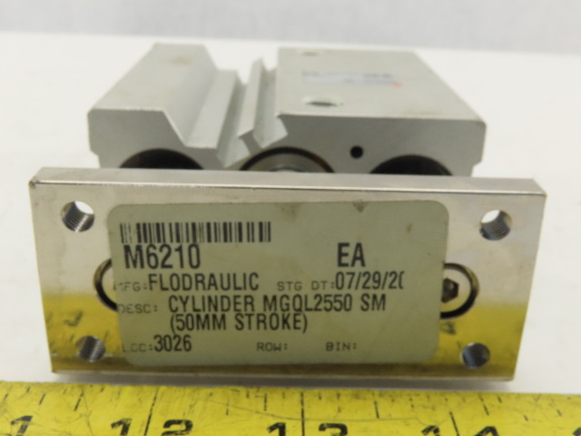 SMC MGQL25-50 Compact Guide Cylinder 25mm Bore 50mm Stroke | Bullseye Industrial Sales