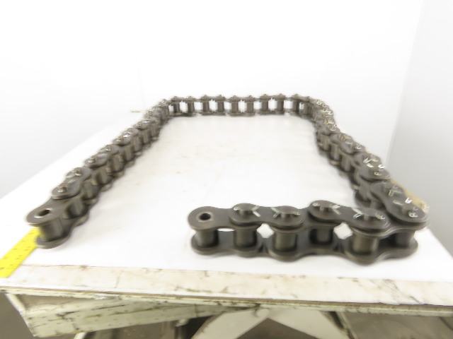 IDC 10' ANSI 240 Cottered Single Strand Roller Chain 40 Pin 3" Pitch ...