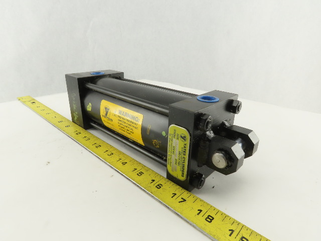 Yates U3P9 Pneumatic Air Cylinder 2-1/2" Bore 5" Stroke Double Acting ...