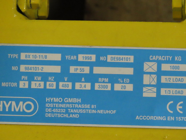 HYMO 2200Lb Hydraulic Scissor Lift Table 78x33" Power Turn Top ...