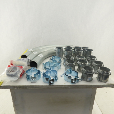 Conduit Pipe Products 2" Metallic Conduit Elbow 90° Lot Of 3 Misc ...