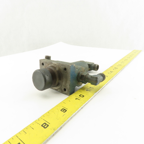 Hydraulic Push Button 2 Way Spool Valve Panel Mount 1/4 NPT | Bullseye ...