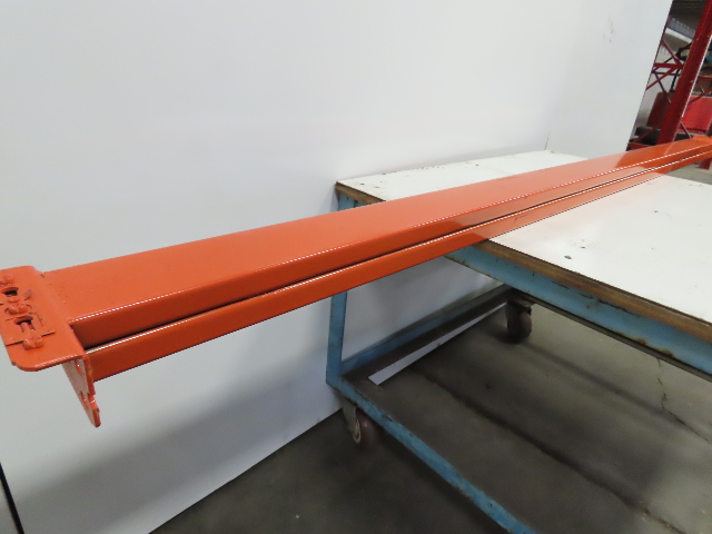 96" x 4" x 1-5/8" Shaved Pin V2 Pallet Racking Beam Shelf 5,288 lbs Per ...
