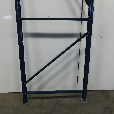 48" x 16' x 3"x3" Teardrop Pallet Racking Upright Leg 22,900 lbs ...