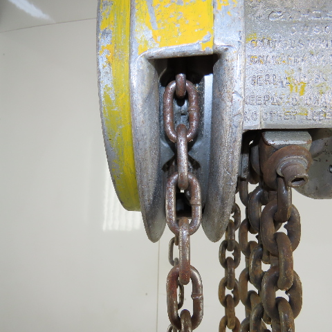 CM Cyclone 3 Ton Manual Chain Fall Hoist 20' Lift 6000 lb Capacity ...