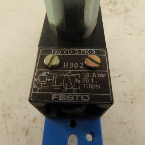 Festo VD-3-PK-3 Adjustable Pneumatic Pressure Dependent Switch 3mm Barb ...