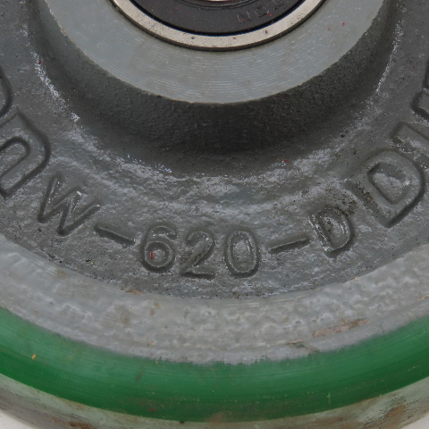 Hamilton W-620-D 6" x 2" Polyurethane Over Cast Iron Solid Hub Caster ...