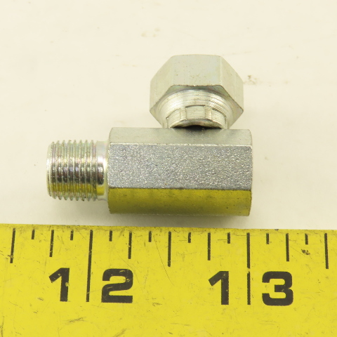 1/8" MNPT Inverted Flare x 1/8" Female Swivel Inverted Flare Elbow 90 ...
