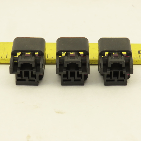 Delphi PA6 GB20 GF10 3 Way Plastic Wire Connector Lot Of 3 | Bullseye ...