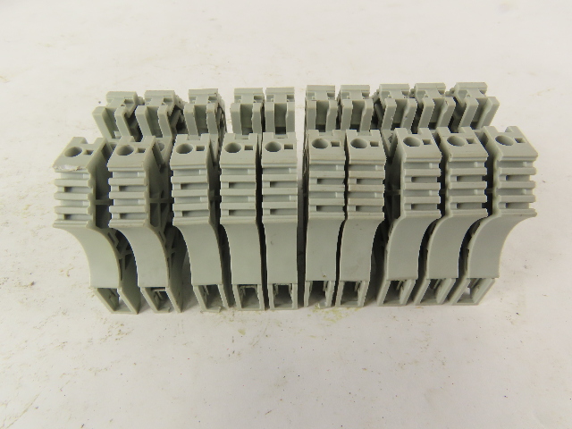 Allen Bradley 1492 Eaj35 Terminal Block End Anchor For Din Rail Lot Of