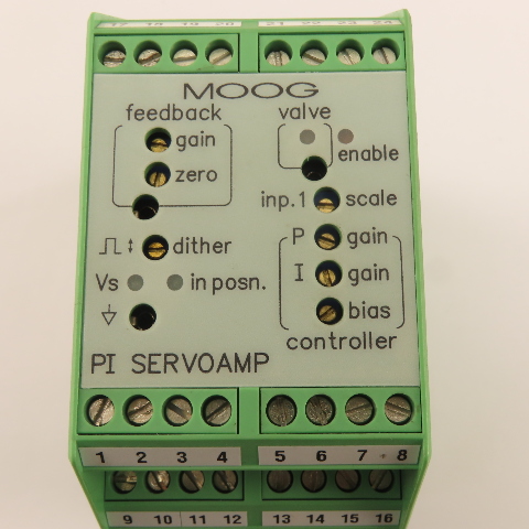 Moog G122-829-001 PI Servo Amplifier | Bullseye Industrial Sales