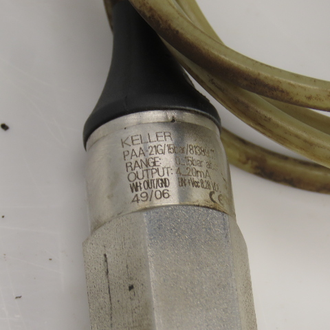 Keller PAA-21G/15BAR/81389.11 0-15 Bar Pressure Transducer 4.20mA ...