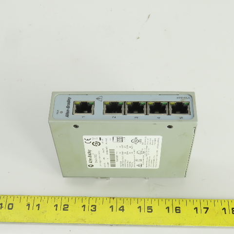 Allen Bradley 1783-US5T Ser. A Stratix 2000 Ethernet Switch 5 Ports ...