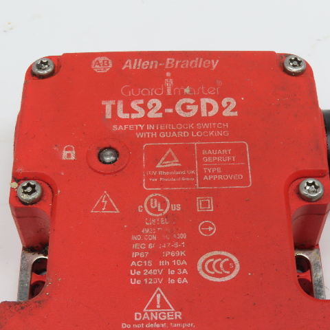 Allen Bradley TLS2-GD2 Safety Guard Door Gate Interlock Switch W/Key ...