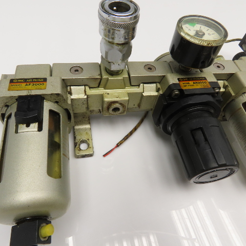 SMC AF3000 AR3000 AL3000 3/8" NPT Air Pressure Filter Regulator ...