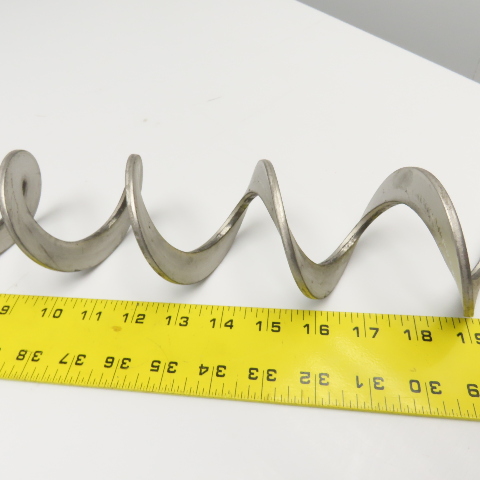 2-1/4"OD x 1-1/4"ID Right Centerless Conveyor Stainless Auger Screw 49 ...