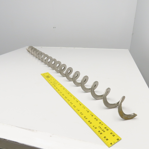 2-1/4"OD x 1-1/4"ID Right Centerless Conveyor Stainless Auger Screw 49 ...