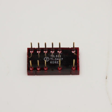 TIL311 Single Digit Hexadecimal LED Display Module New Lot of 5 | Bullseye Industrial Sales