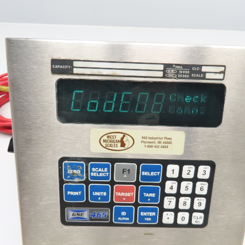 GSE Series 465 200465-00000 Programmable Weight Scale Indicator 120V ...