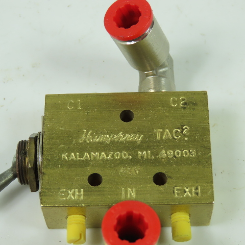 HUMPHREY TAC2 41V Pneumatic Manuel Switch 1/8 NPT | Bullseye Industrial ...