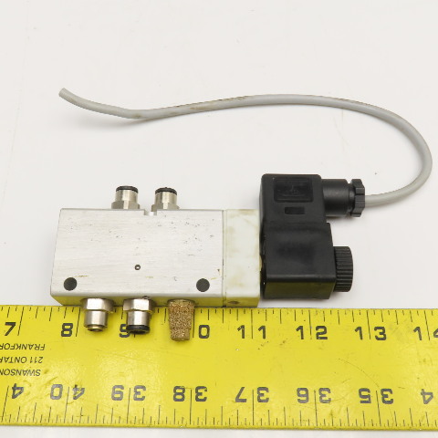 Hoerbiger S9 581RF-1/8 Single Solenoid Pneumatic Valve 24/60V AC Coil 1 ...