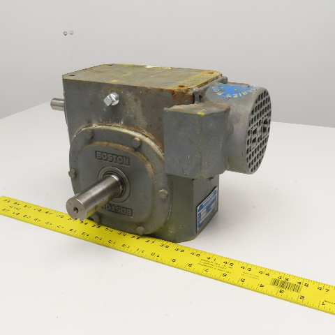 Boston Gear 73220FH 20:1 Ratio Dual Output Gear Reducer 4.74Hp 87.5 RPM ...