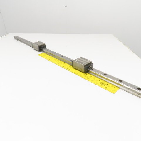 THK 35mm Profile Linear Guide Rail 1400mm OAL With Bearing Blocks ...