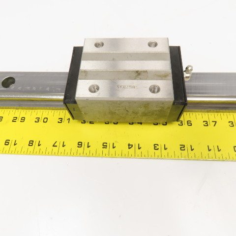 THK 35mm Profile Linear Guide Rail 1400mm OAL With Bearing Blocks ...
