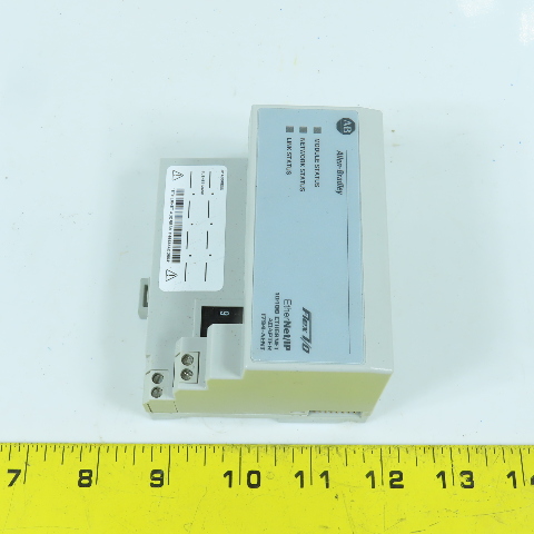 Allen Bradley 1794-AENT Ser B FW 4.3 Flex I/O 10/100 Ethernet / IP ...