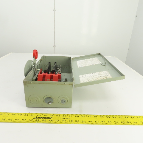 Eaton DH361FGK 30A Fusible Disconnect Switch 600V AC 3-Pole | Bullseye ...