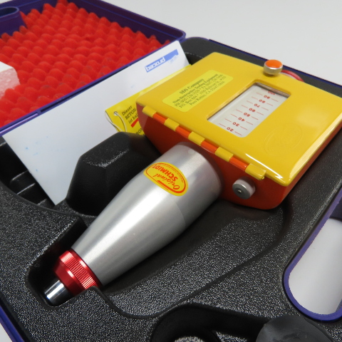 Schmidt Hammer Rebound Concrete Strength Tester Non Destructive NEW ...