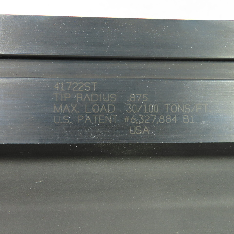 Wilson Tool 415mm Round Top Press Brake Gooseneck Die Punch .875" Tip ...