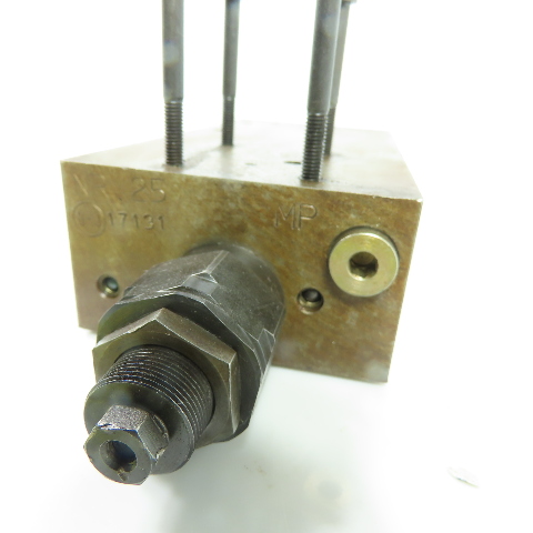 NR 25 17131 Hydraulic Manifold Block W/Cartridge Valves 6-5/16"x 3-1/8 ...