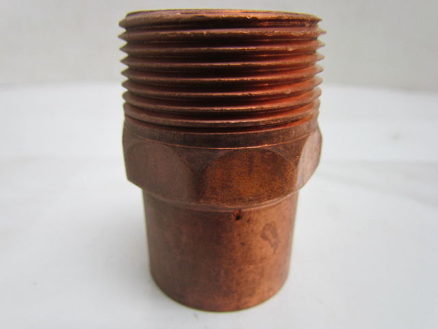 EPC 46030 304 1-1/4" Male Adaptor Wrot Copper Solder-Joint Fitting ...