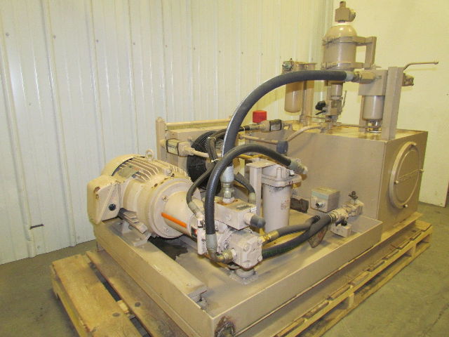 Hydraulic Power Unit 15 HP 40 Gal Tank With Filter ...