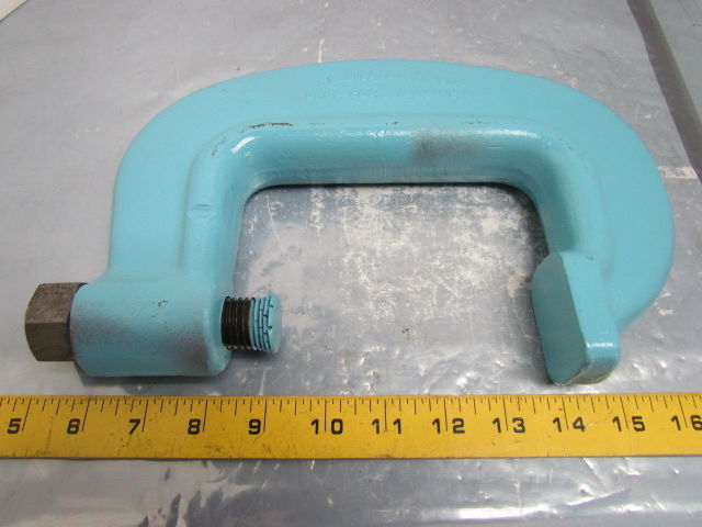 Drop Forged No.5 Vulcan Heavy service C-Clamp 5" opening 3-1/8" Throat ...