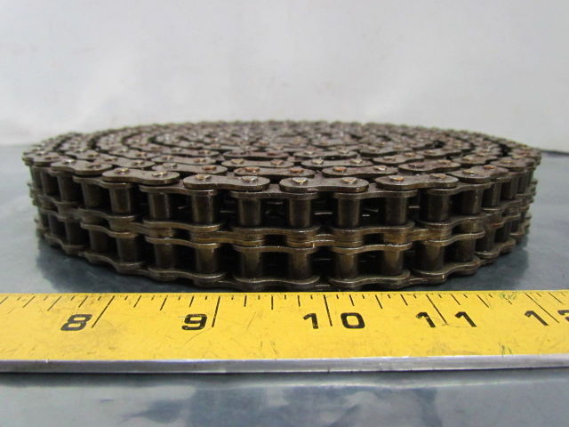 Browning 40-2 No 40 Double Strand Riveted Roller Chain 1/2 Pitch 10 Ft ...